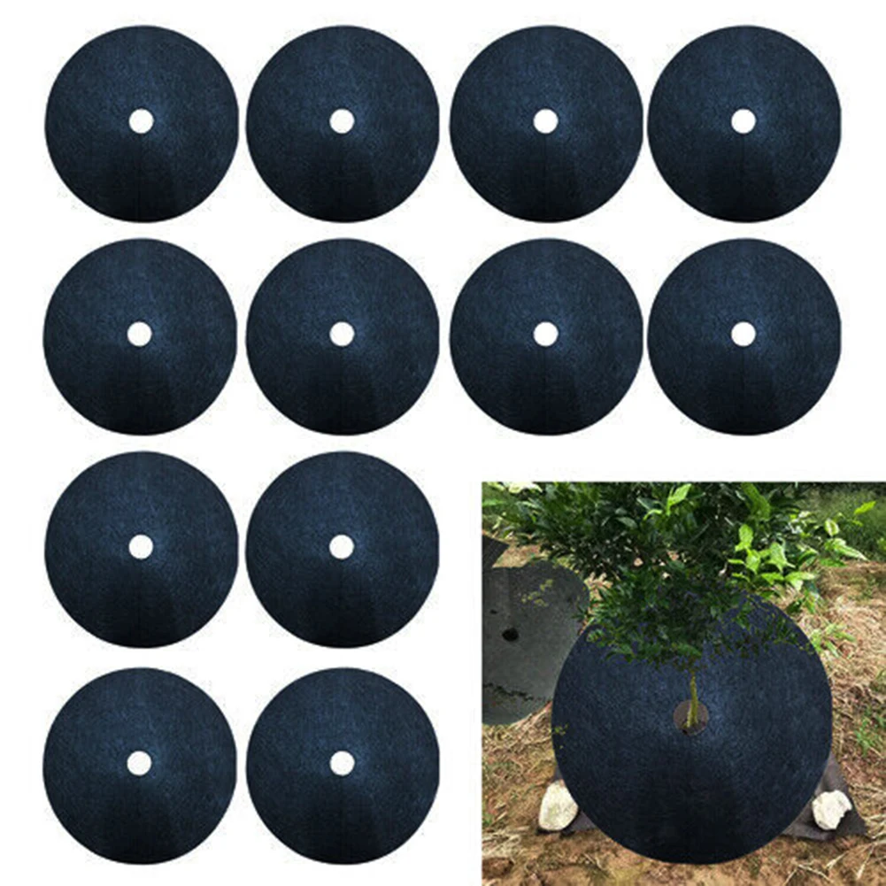 12pcs-Mulch-Ring-Tree-Mats-15-42cm-Disc-Shrub-Tree-Guard-Shading-Mat ...