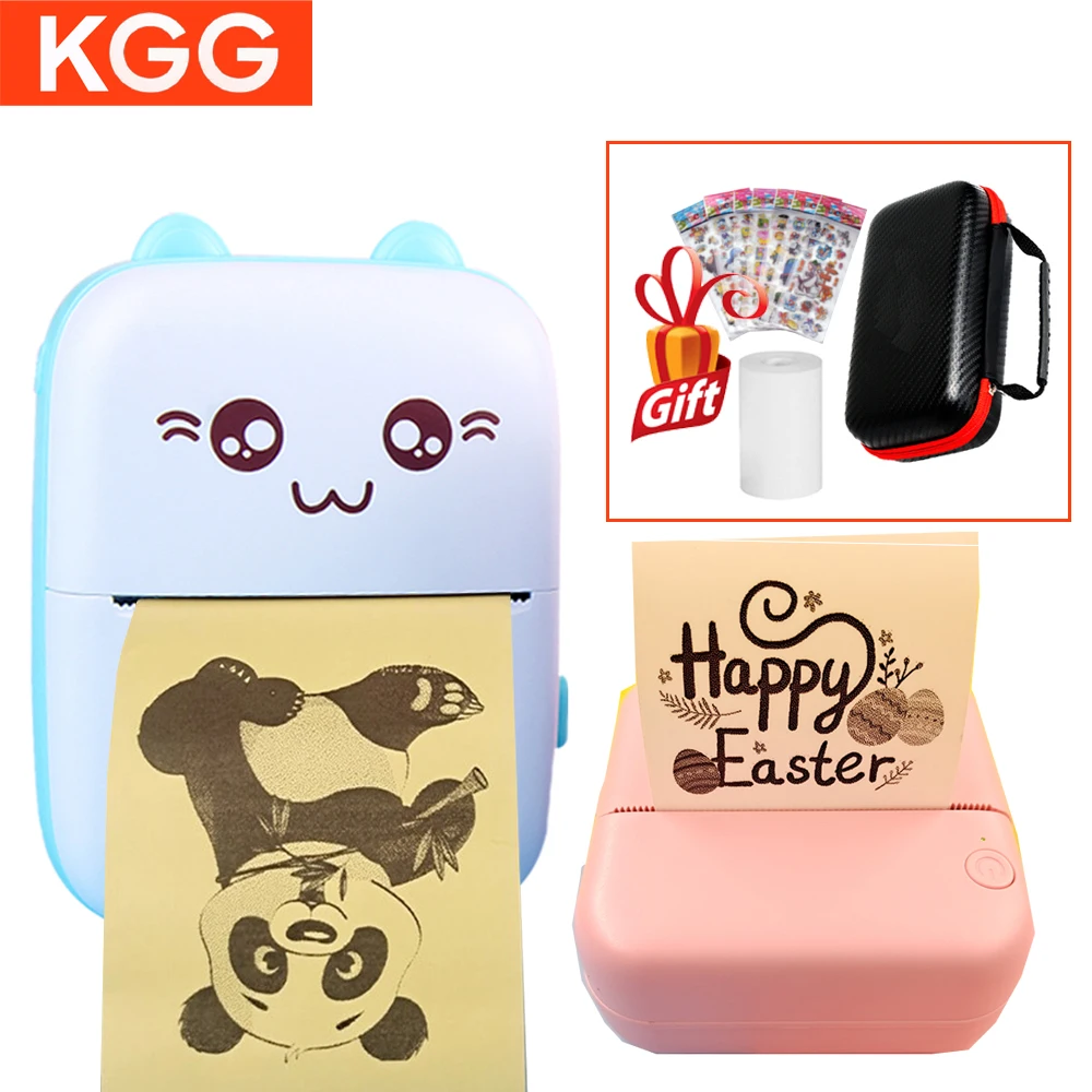 Portable-Mini-Thermal-Printer-Wireless-BT-203dpi-Photo-Label-Memo-Note ...