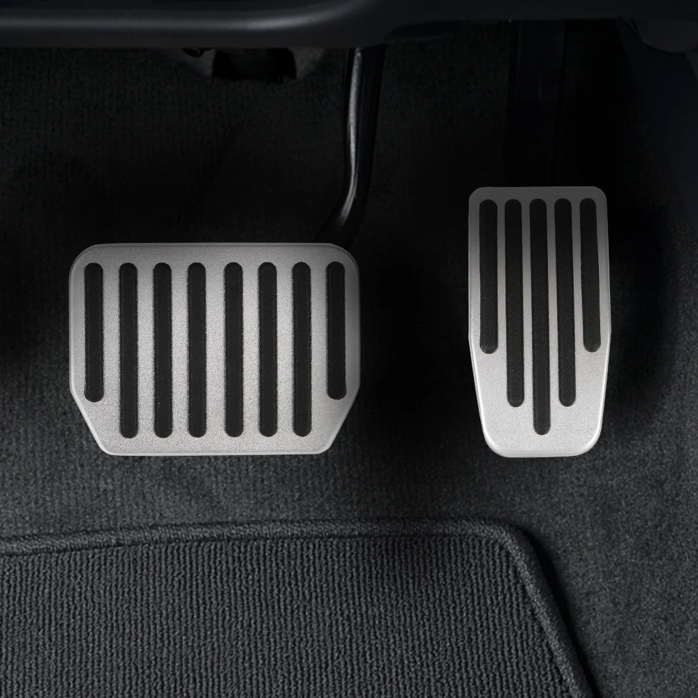 Car-Foot-Pedal-Pads-Covers-Rest-Pedal-Aluminum-Alloy-Brake-Accelerator ...
