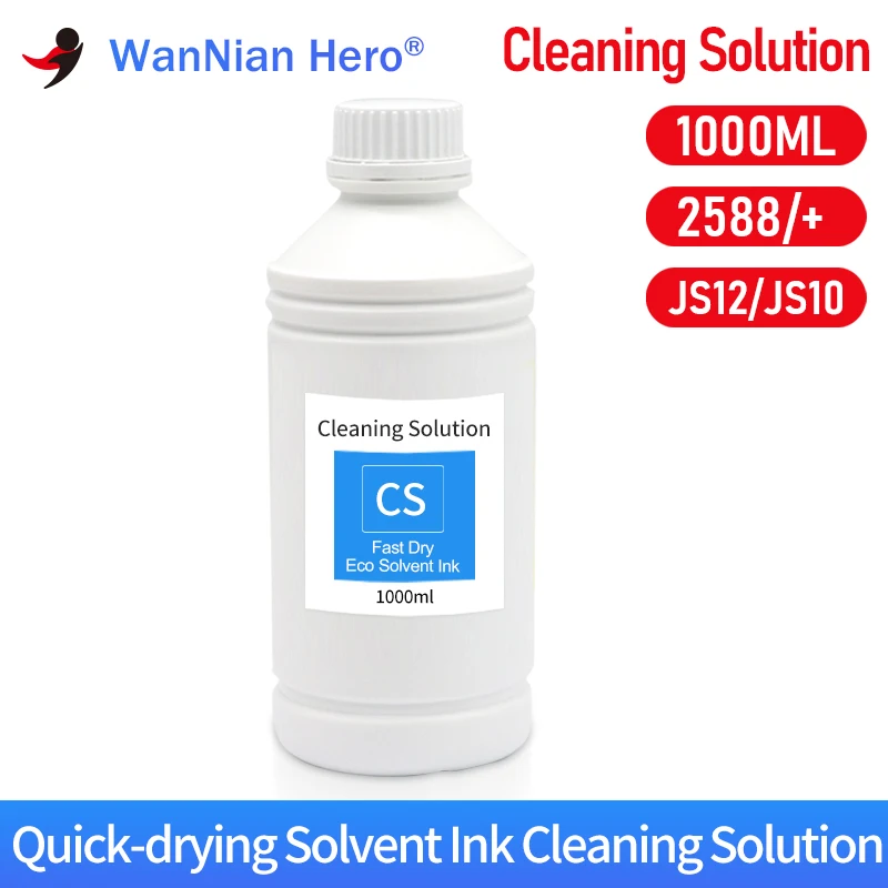 1000ML-Quick-drying-Eco-Solvent-Ink-Cleaning-Solution-2588-JS10-JS12 ...