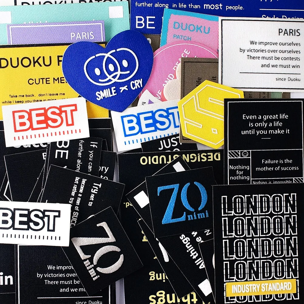 Label Sticking Patches Stick on Embroidery Applique Clothing Supplies ...
