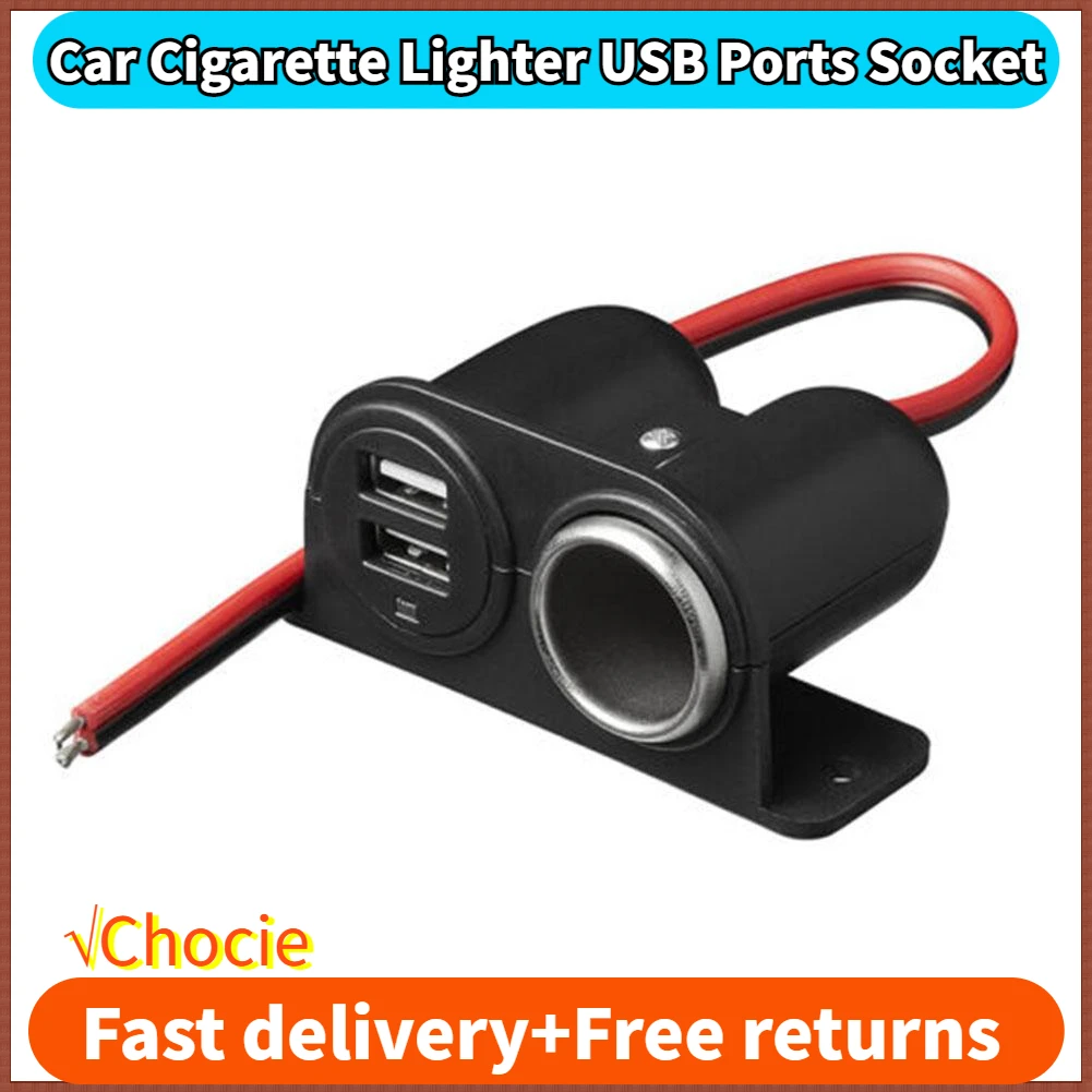 USB-Ports-Socket-DC-5V-3-1A-Dual-USB-Built-In-Car-Camper-Adapter ...