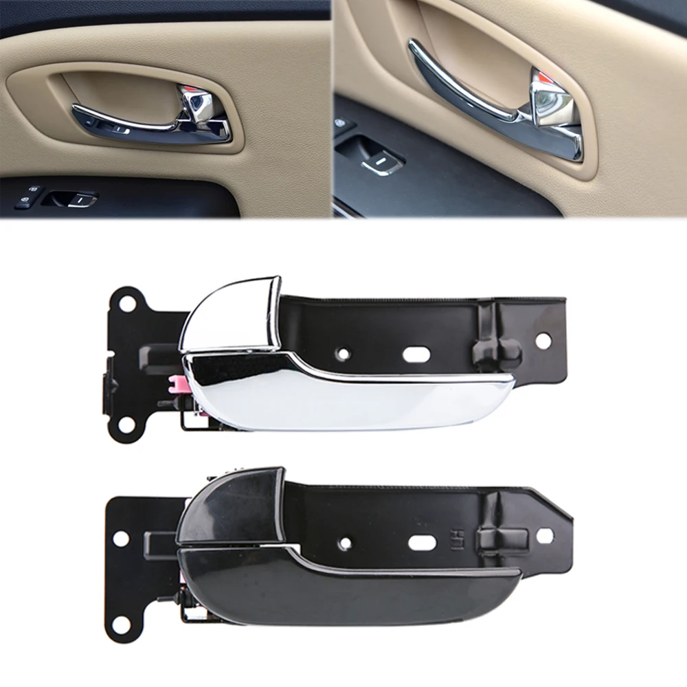 Car-Inner-Door-Handles-Front-Rear-Left-Right-Door-Handle-Chrome-For-Kia ...