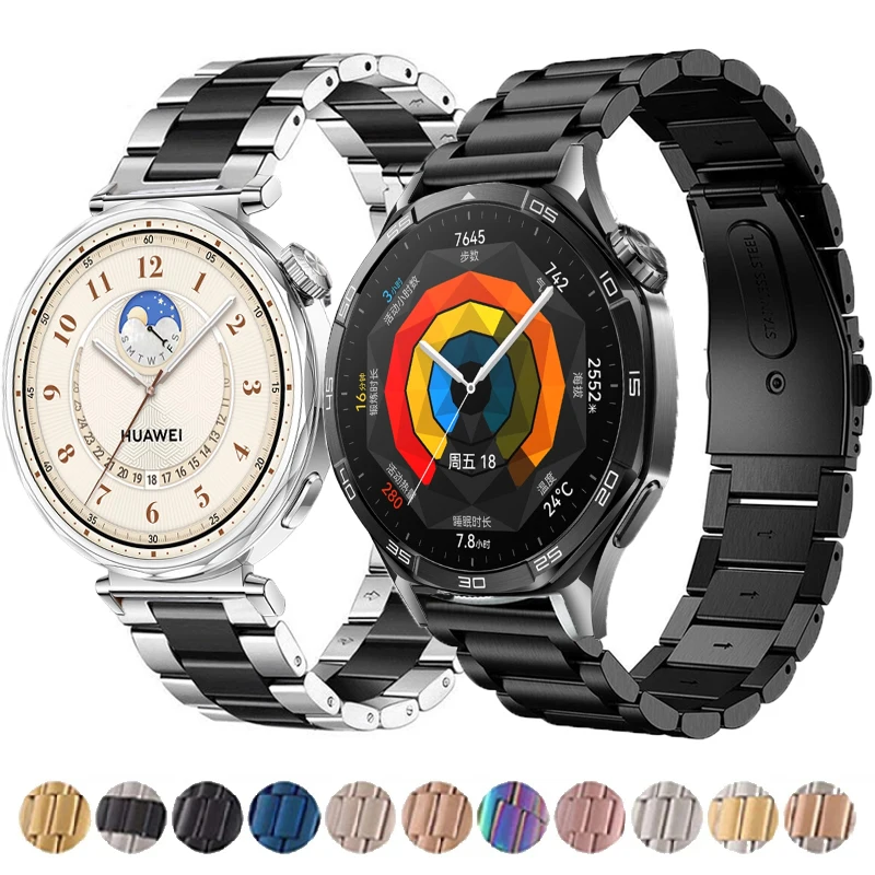 Strap-For-Huawei-Watch-GT5-GT4-46mm-41mm-Stainless-Steel-Band-Metal ...