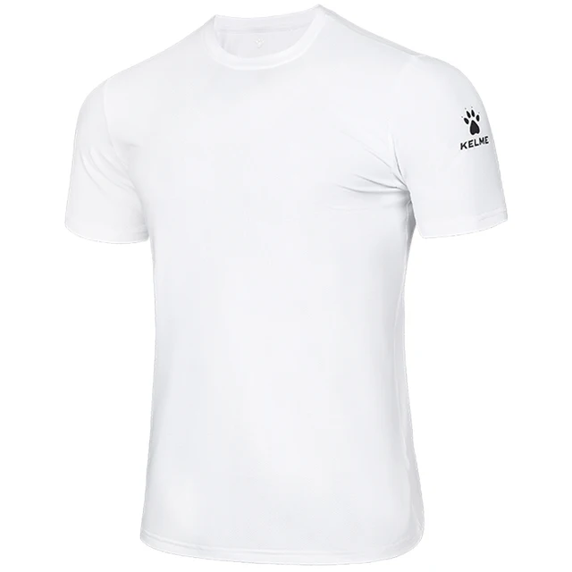 KELME Man T-shirt Running Trainning Exercise Sports Tights Round Neck ...