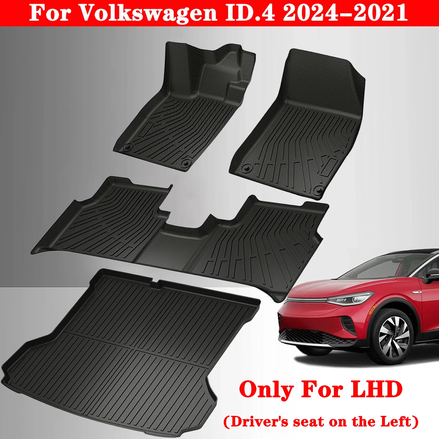 For-Volkswagen-ID-4-2024-2023-2022-2021-LHD-TPE-Floor-Mats-and-Cargo ...