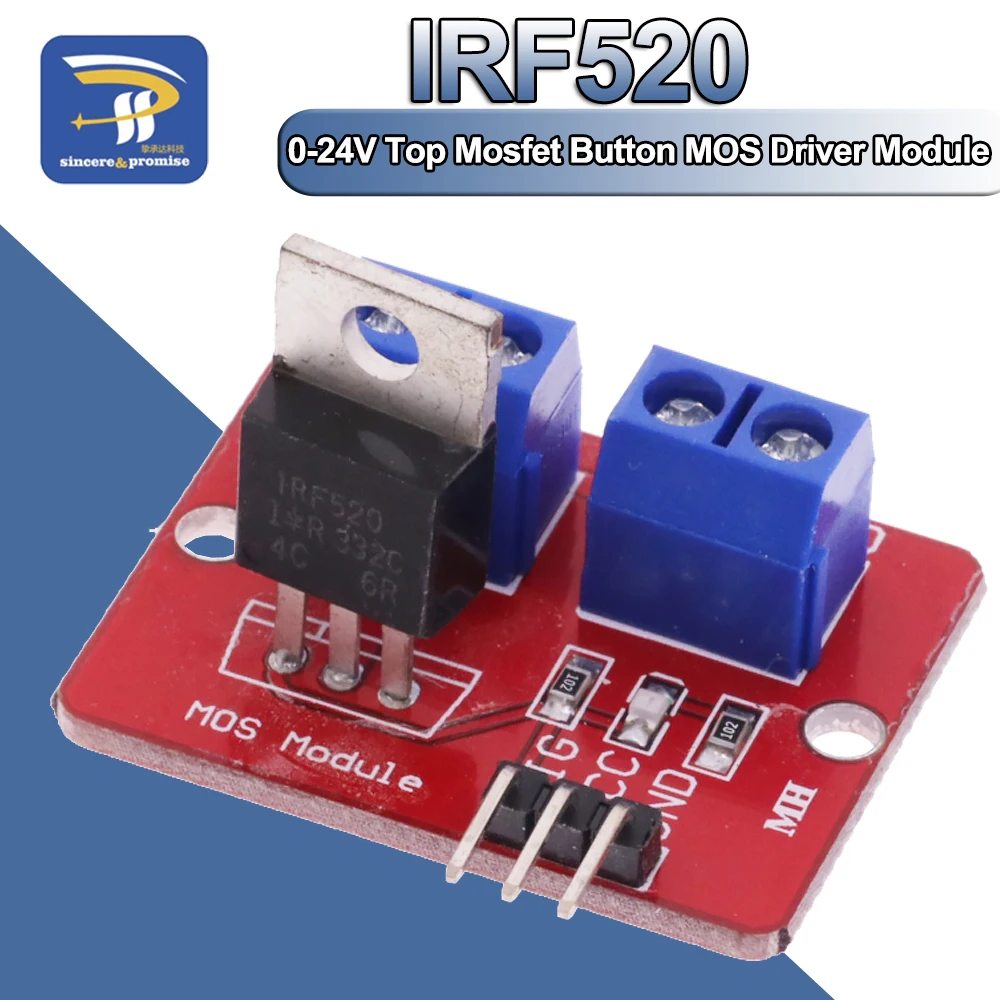 5PCS-0-24V-Top-Mosfet-Button-IRF520-MOS-Driver-Module-For-Arduino-MCU ...