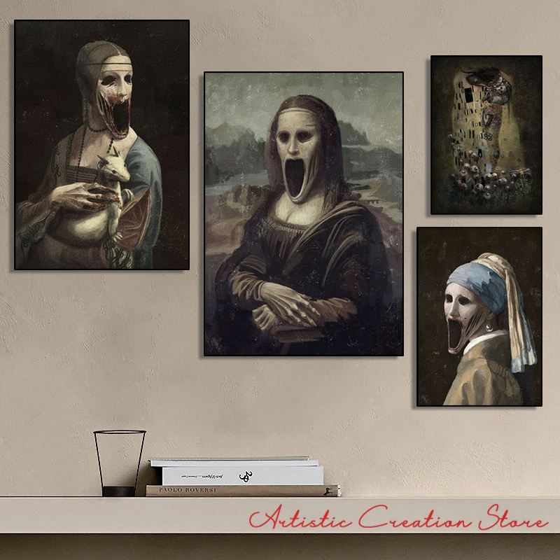 The-Scary-Mona-Lisa-Het-Meisje-Met-De-Parel-Creepy-Famous-Painting ...