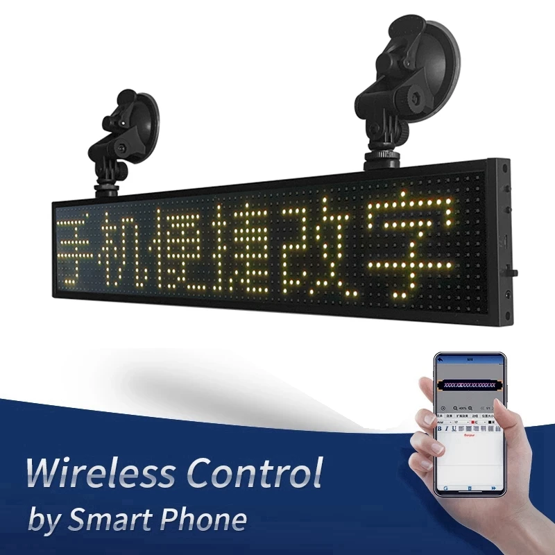 99cm-16-192-Pixels-Screen-LED-Sign-WIFI-Programmable-LED-Screen-Panel ...