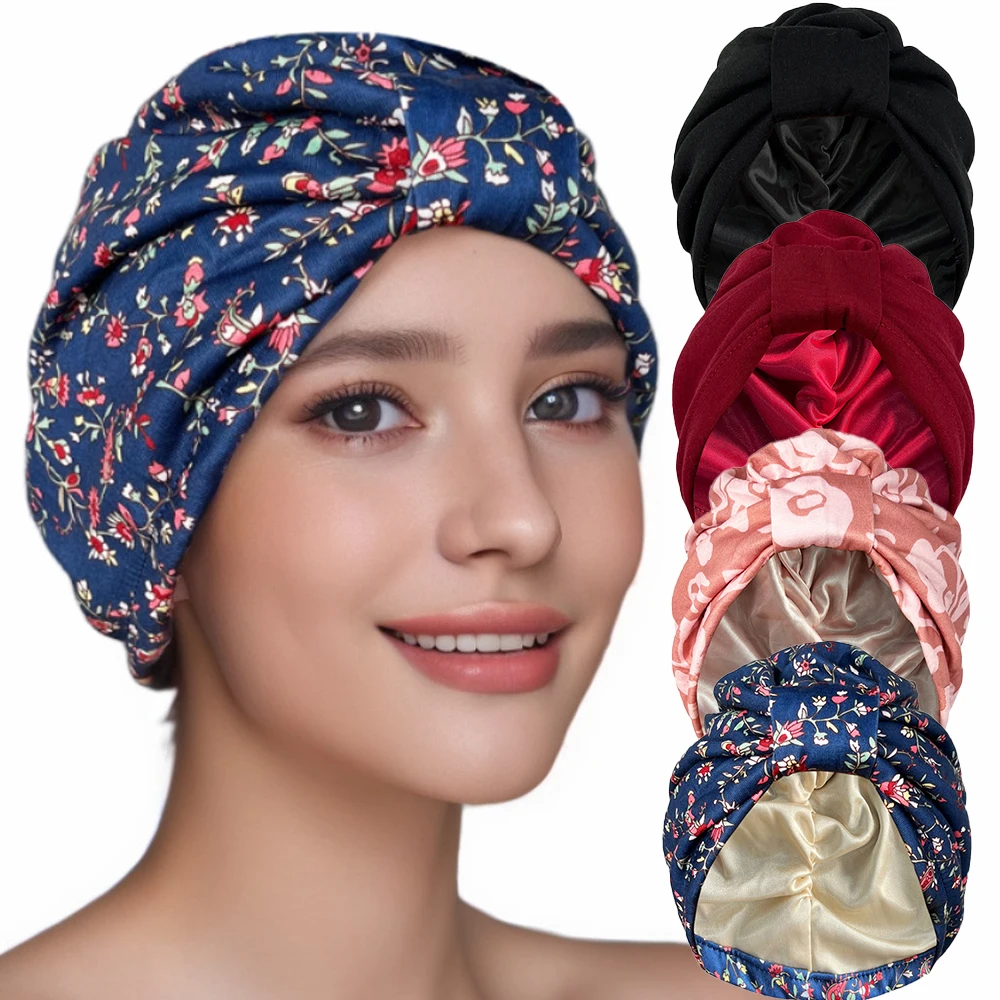 Women-Cotton-Bonnet-Turban-Fashion-Decorative-Hat-Soft-and-luxurious ...