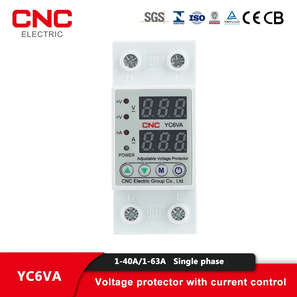 CNC-YC6VA-Protector-de-sobrecorriente-para-el-hogar-pantalla-Dual ...