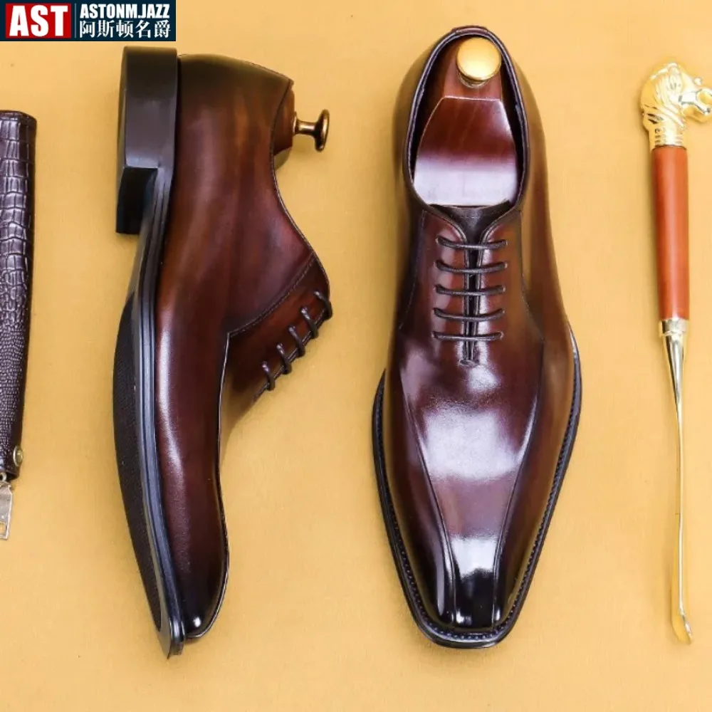 Italian-Designer-Mens-Formal-Shoes-Luxury-Genuine-Leather-2024-New ...