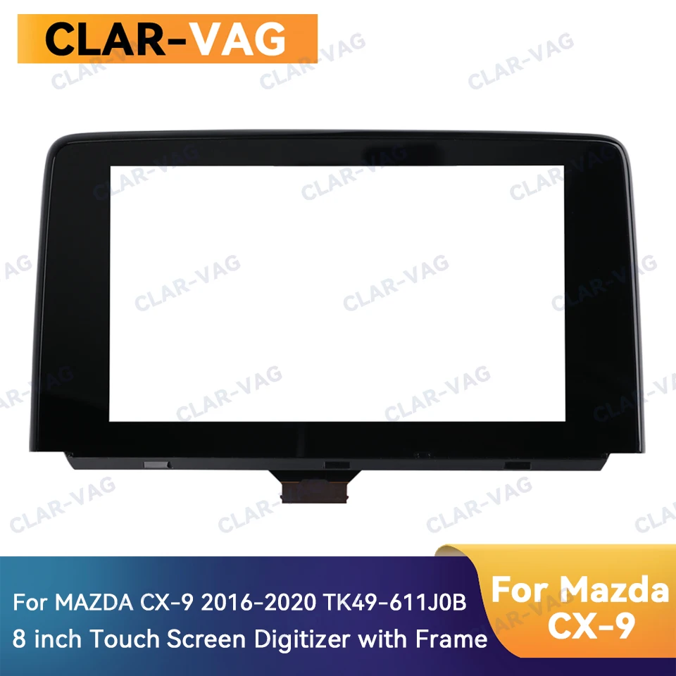 TK49-611J0-8-Inch-Touch-Screen-Glass-Digitizer-For-Mazda-CX-9-2016-2019 ...