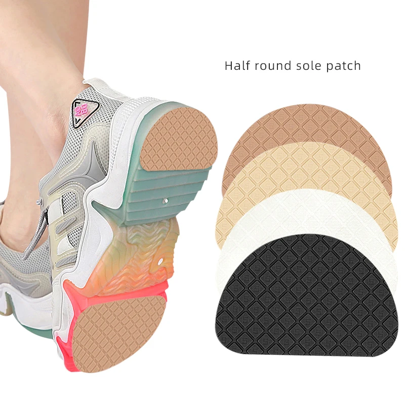 1Pair-Non-Slip-Wear-Resistant-Shoe-Sole-Patch-Self-Adhesive-Semicircle ...