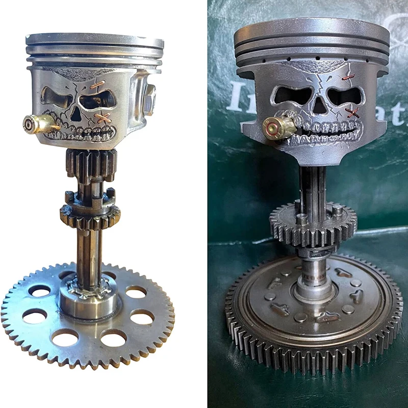 Carved-Skeleton-Face-Sculpture-Ornaments-Carving-Piston-Skull-Face ...