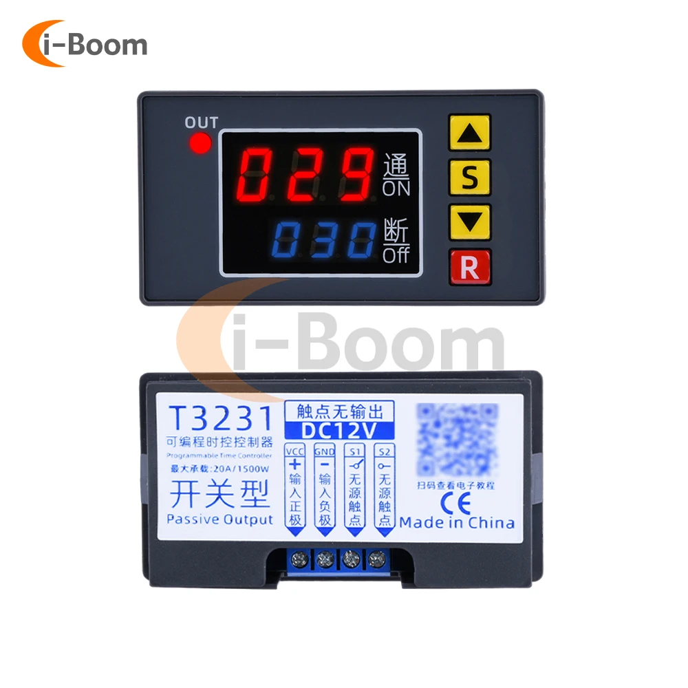 T3231-Digital-Time-Delay-Relay-Cyclic-Timing-Control-Switch-Programmable-Relay-Switching-Output ...