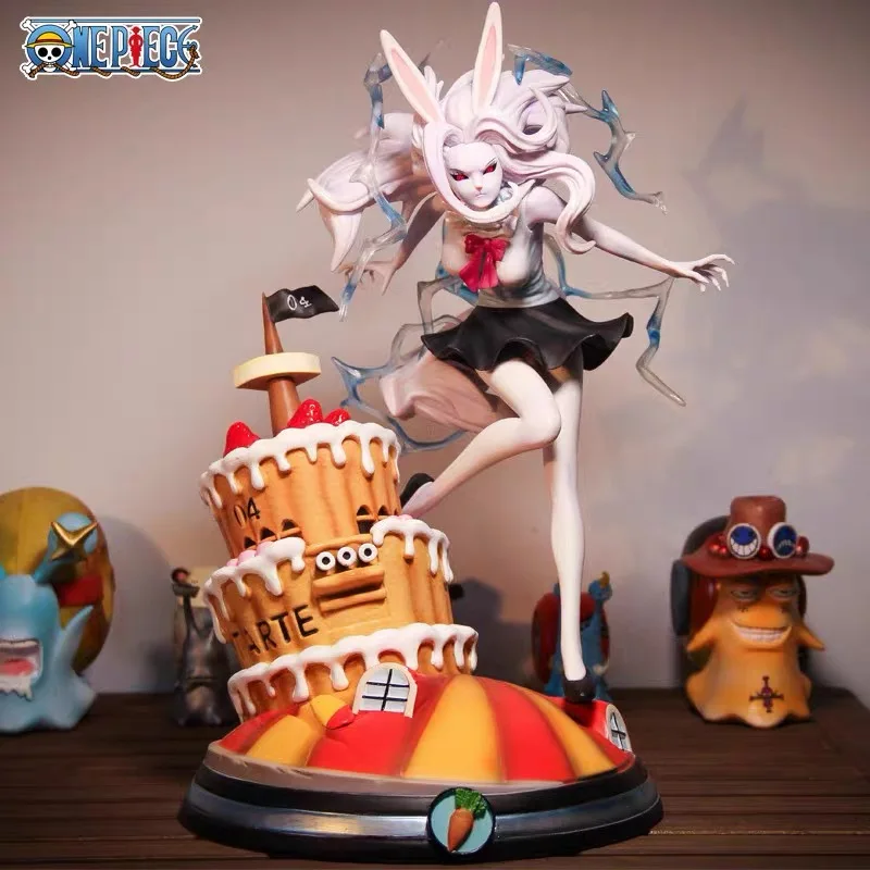 33cm-Anime-One-Piece-Figure-Carrot-Moonlight-Lion-Rabbit-PVC-Action ...