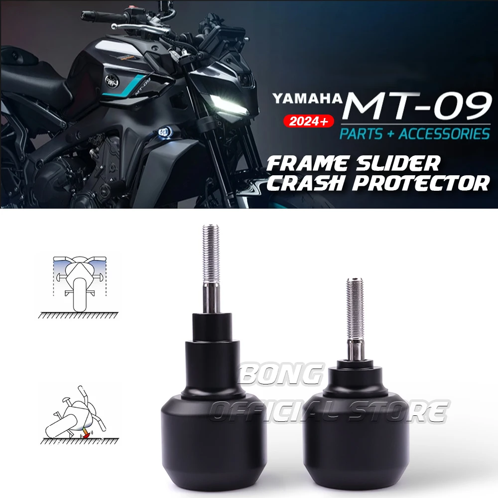 MT09-2024-Frame-Slider-Crash-Protector-For-YAMAHA-MT-09-SP-TRACER-900-9 ...