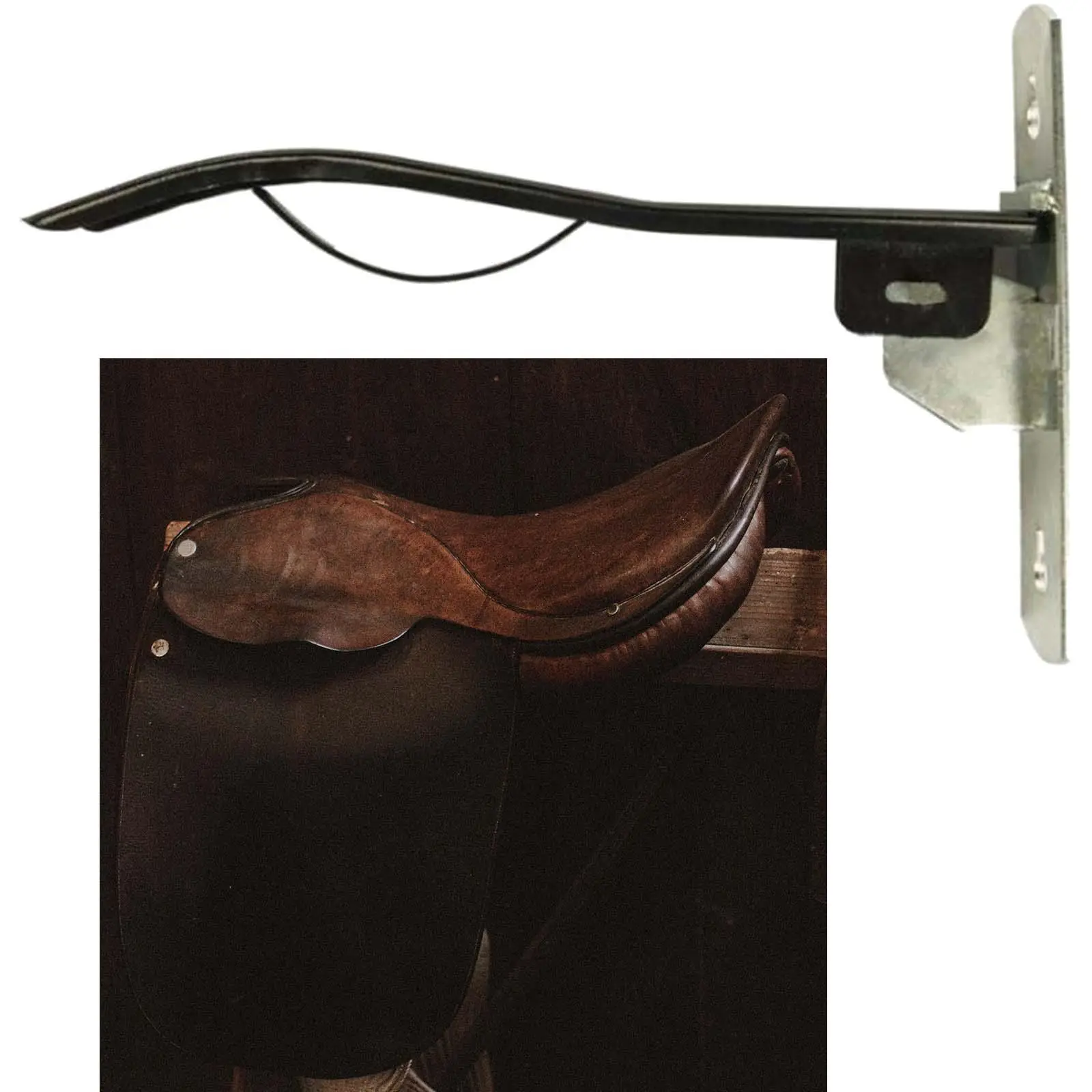Collapsible-Wall-Mounted-Saddle-Holder-Stand-Equestrian-Equipment ...