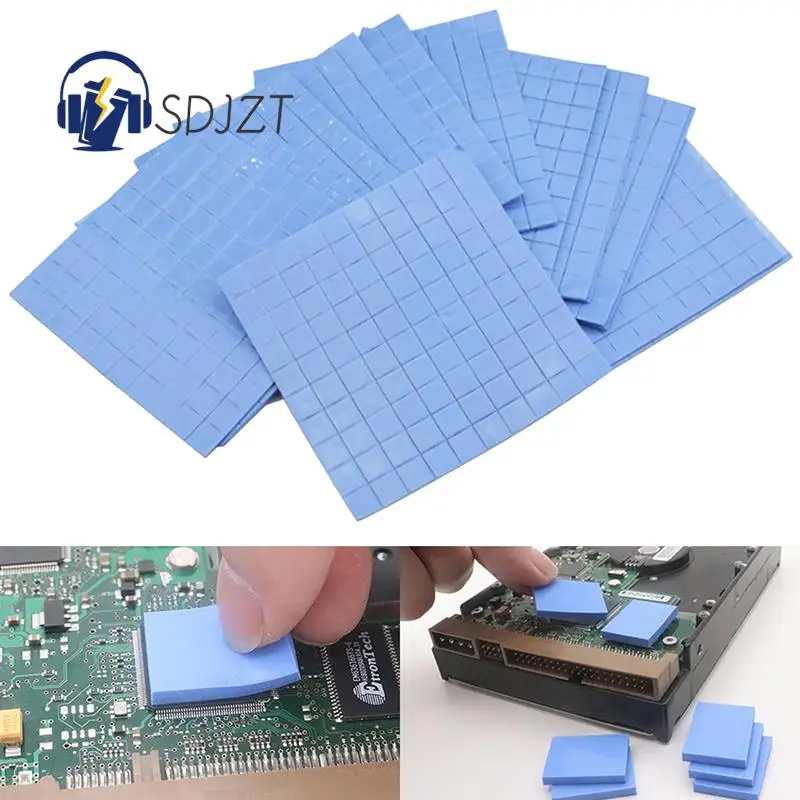 100Pcs-GPU-CPU-Thermal-Pad-Double-Sided-Adhesive-Heatsink-Cooling ...