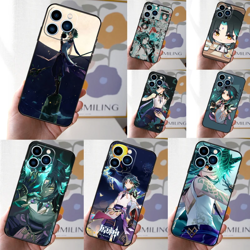 Genshin-Impact-Xiao-Phone-Case-For-iPhone-15-14-13-12-Mini-11-Pro-XS ...