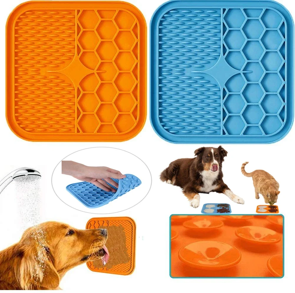 Silicone-Pet-Placemat-Cat-Slow-Feeding-Mat-Dog-Lick-Mats-Pet-Slow-Food ...