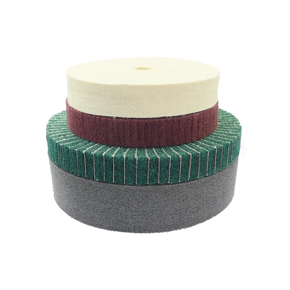 6-8-Stainless-Steel-Grinding-Polishing-Buffing-Wheel-Nylon-Non-woven ...