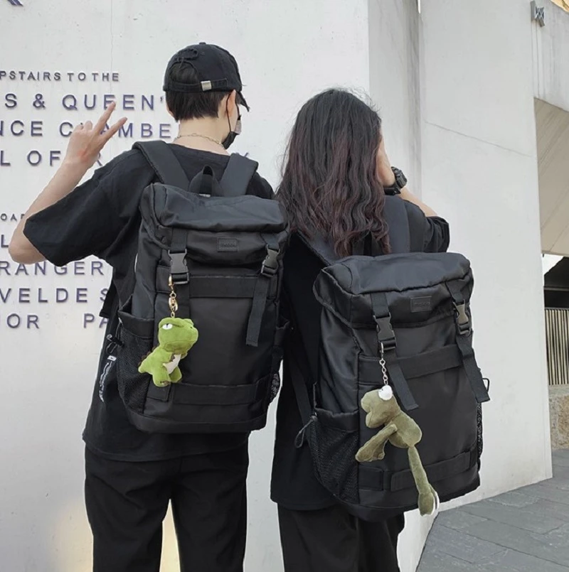 Chao brand men's large capacity backpack simple girl leisure travel bag ...