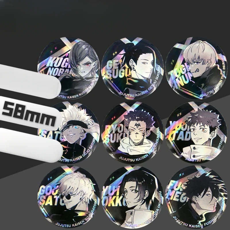 Jujutsu-Kaisen-Satoru-Gojo-Inumaki-Toge-Getou-Suguru-Badge-Anime ...