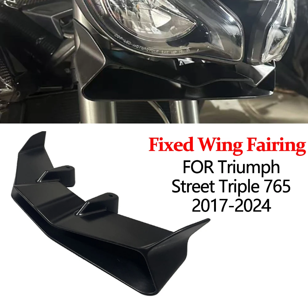 For Triumph Street Triple 765 S/RS Fixed wing modified motorcycle fixed ...