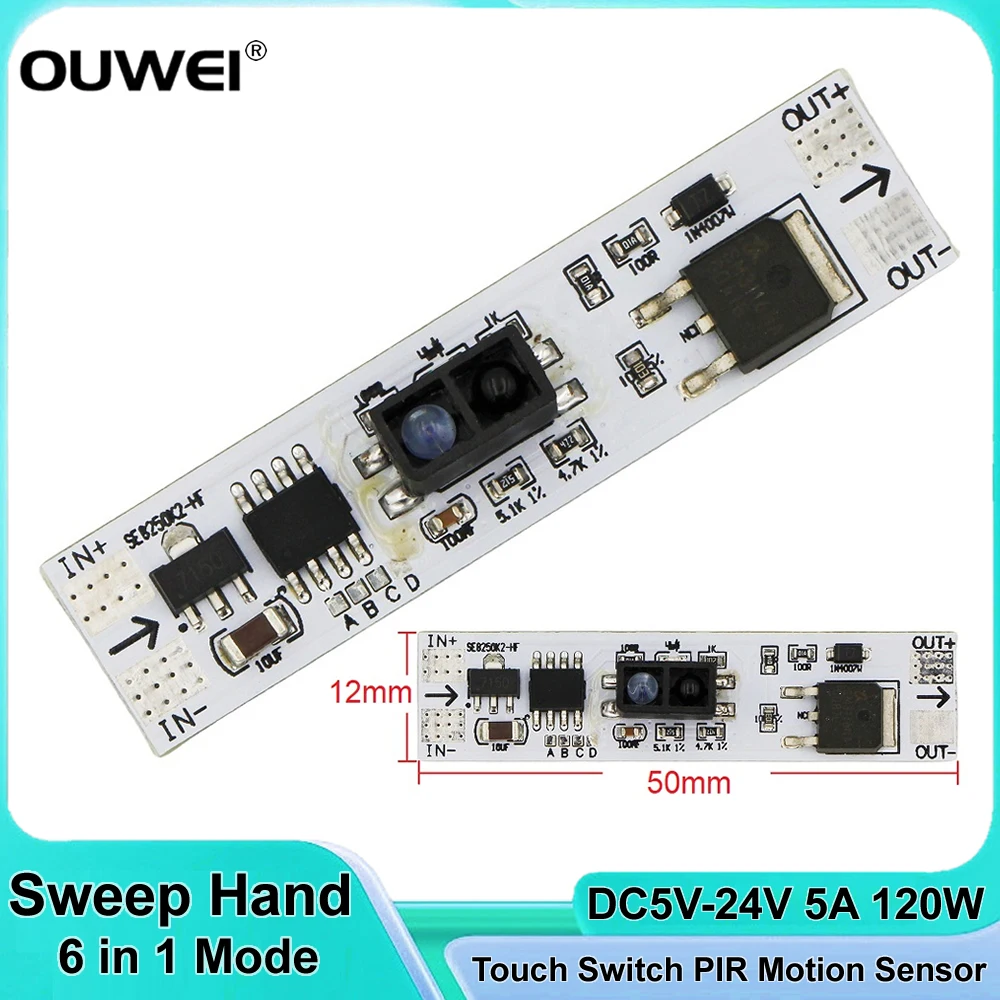 Short-Distance-Scan-Sweep-Hand-Sensor-Touch-Switch-Capacitive-Module ...