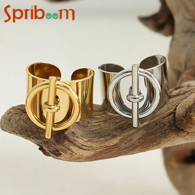 OT-Buckle-Stainless-Steel-Ring-for-Women-Opening-Adjustable-Hip-Hop ...