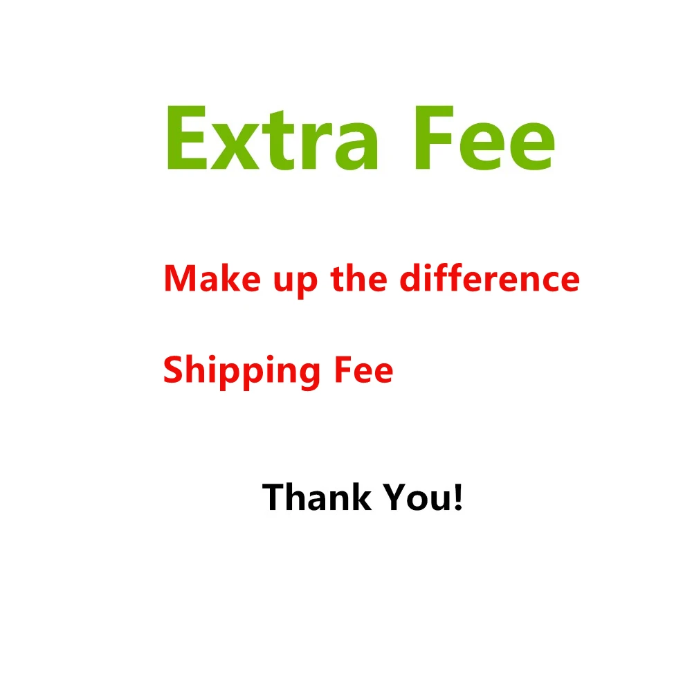1 USD Extra Fee for Shipping Costs or Additional Pay on Your Order ...