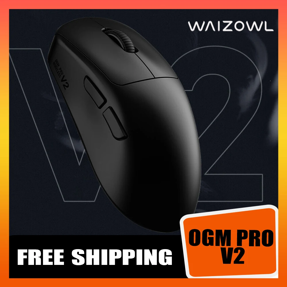 WAIZOWL-OGM-PRO-V2-Mouse-8K-Bluetooth-Wireless-Tri-Mode-Ergonomics ...