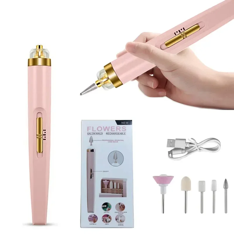 Mini-USB-Electric-Nail-Grinder-Drill-5-in-1-Nail-Polishing-Machine-Nail ...