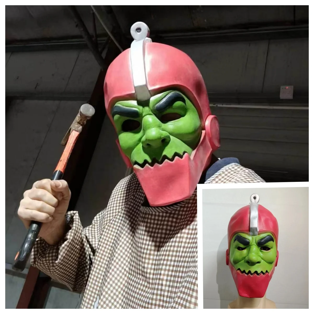 1PC-Cosplay-Anime-Masters-of-the-Universe-Mask-Horror-Trap-Jaw-Latex ...