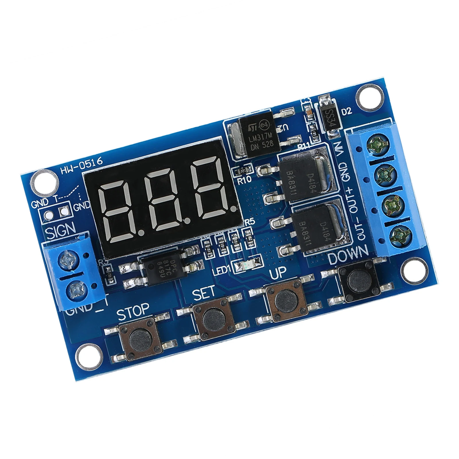 DC-5V-36V-Trigger-Cycle-Delay-Timer-Switch-Turn-On-Off-Relay-Module ...