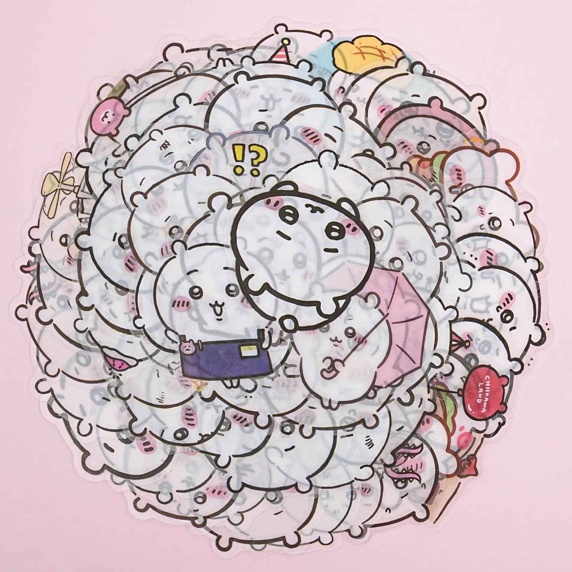 Chiikawa Transparent Stickers for Decoration on Luggage or Handbook ...