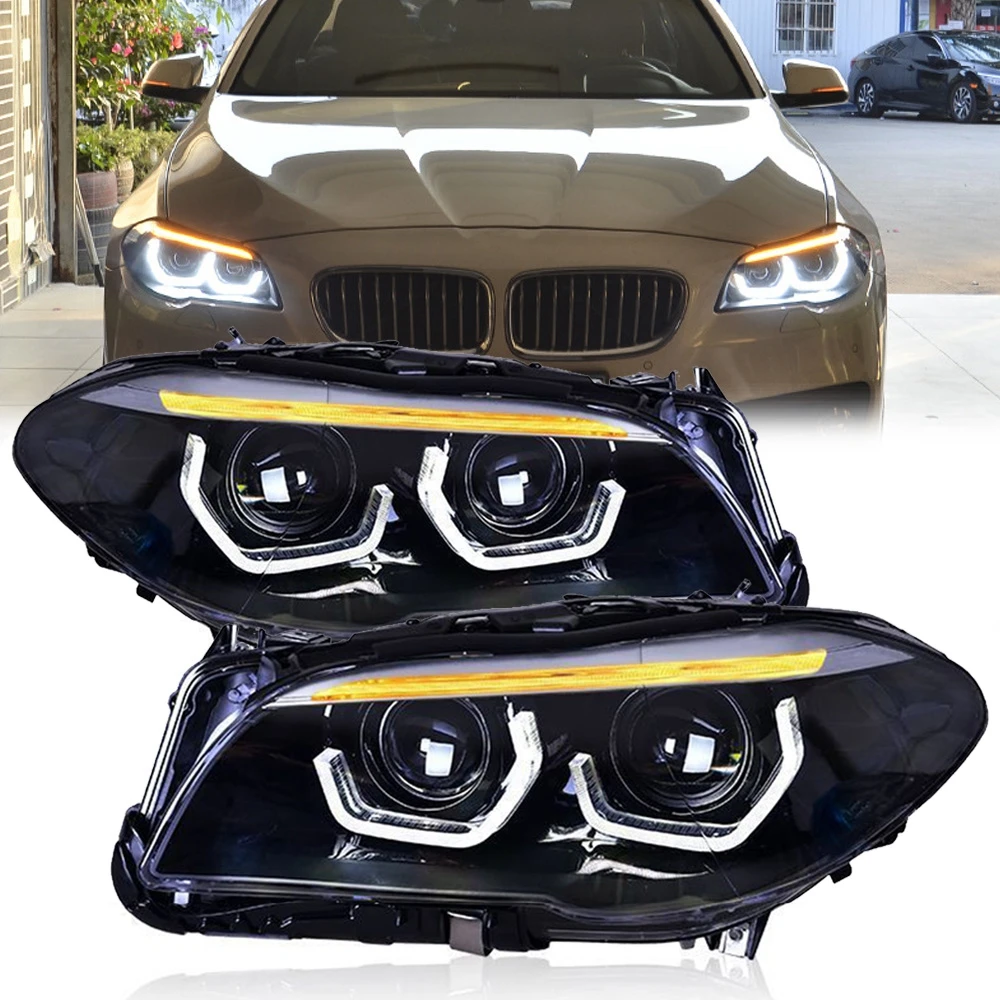 2PCS-Full-LED-Front-Lights-For-BMW-F10-F18-2011-2012-2013-2014-2015 ...