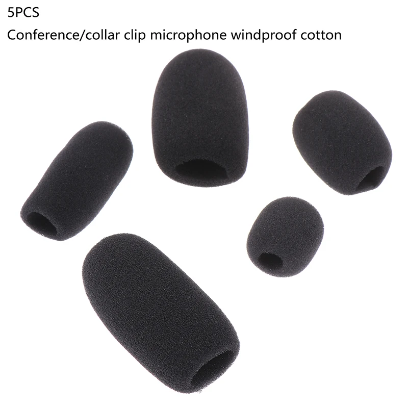 5PCS Foam Earphone Mic Cover Microphone Windscreen Headphone Sponge ...