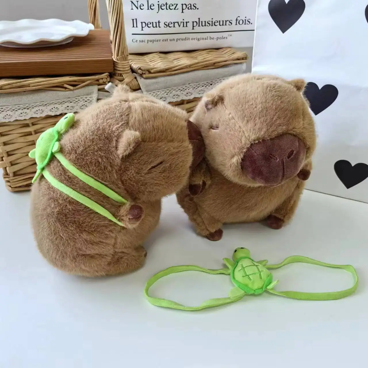 Cute-Capybara-Plush-Toy-Kawaii-Fluffy-Capybara-With-Turtle-Bag ...