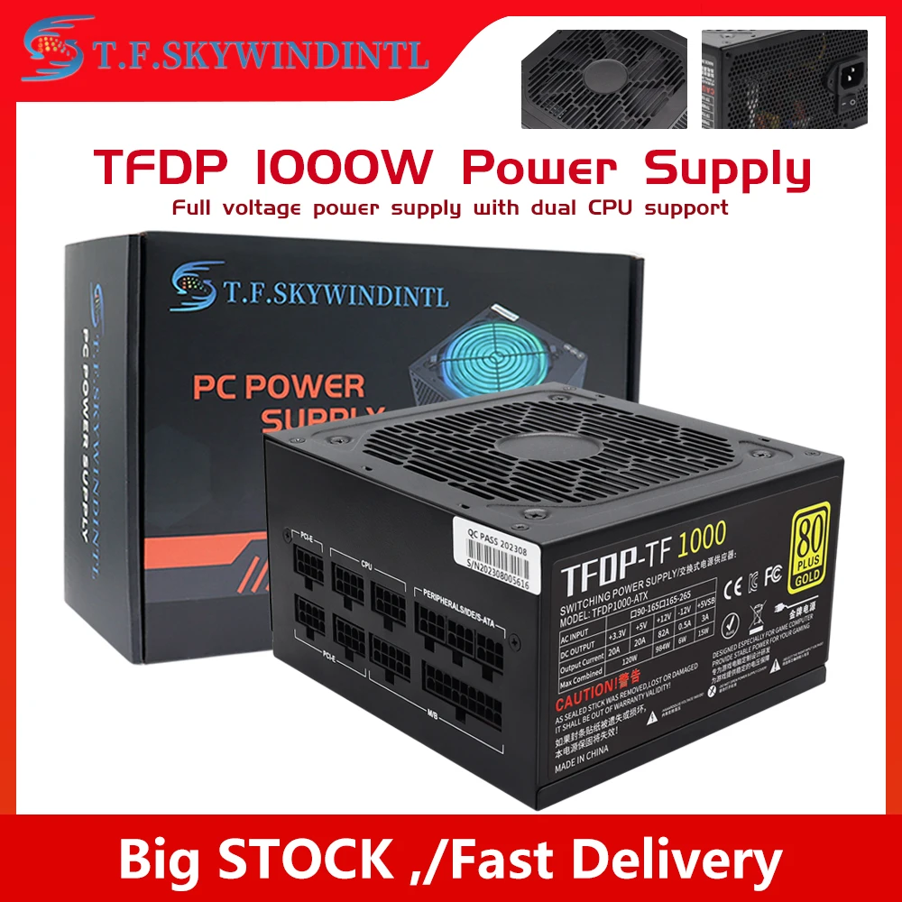 1000W-PC-PSU-Power-Supply-Gaming-Quiet-12V-ATX-Desktop-computer-800w ...