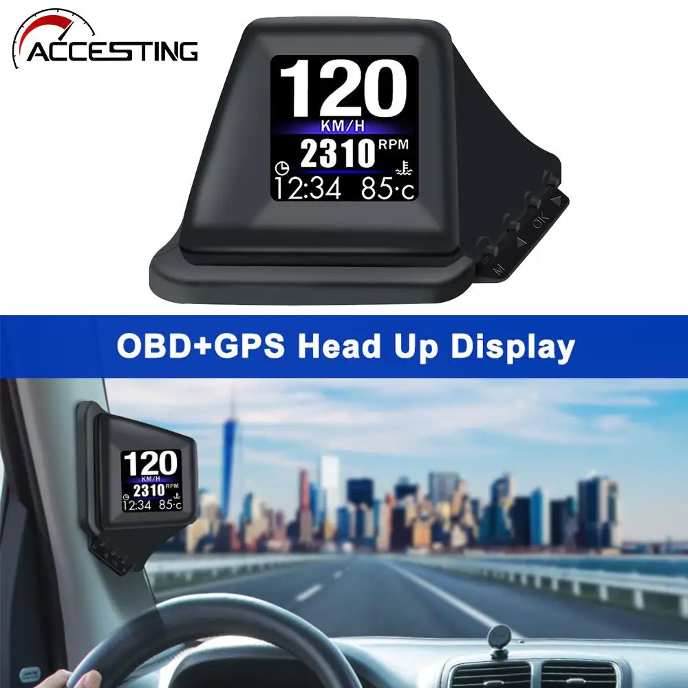 HUD-OBD2-GPS-On-board-Computer-Head-up-Display-Car-tachometer-Turbo-Oil ...