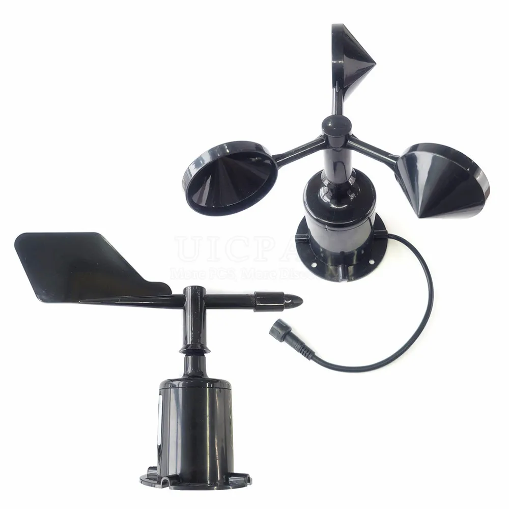 Estaci-n-meteorol-gica-para-exteriores-anem-metro-de-3-tazas-Sensor-de ...