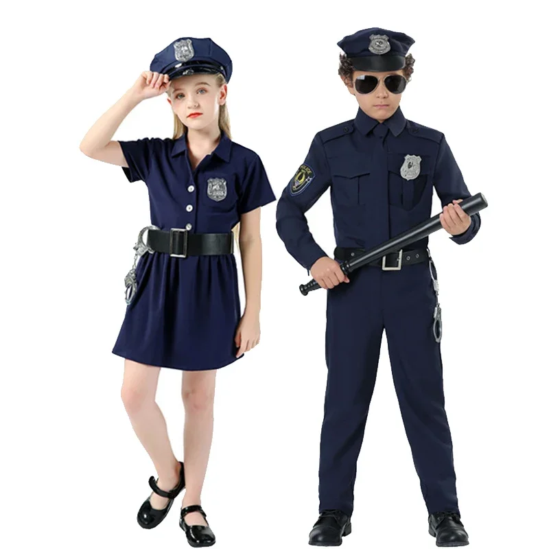 Child-Purim-Traffic-Cop-Costume-Book-Week-Police-Officer-Uniform ...