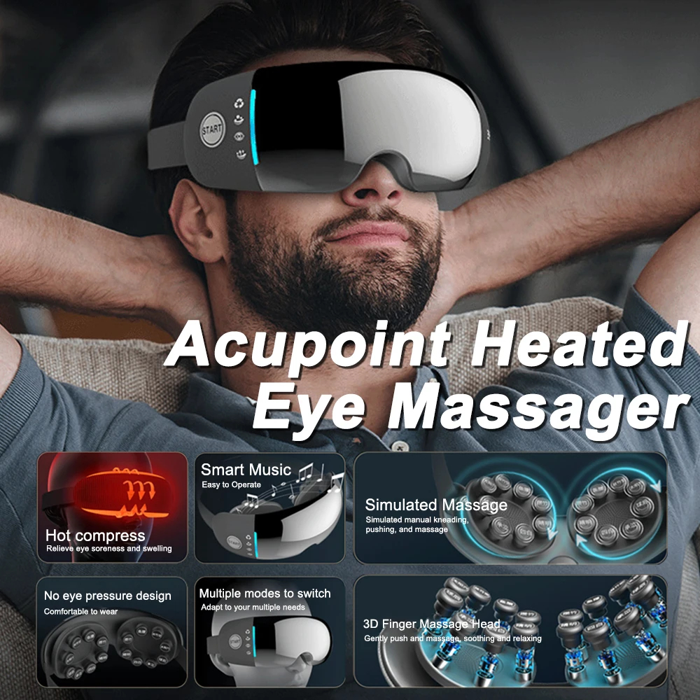 Electric-Eye-Massager-Vibration-Eye-Massage-Glasses-Hot-Compress ...