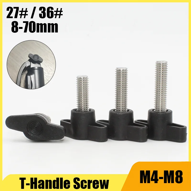 A2-70-304-Stainless-Steel-Hand-Tighten-Handle-Bolts-Z-handle-Bakelite ...