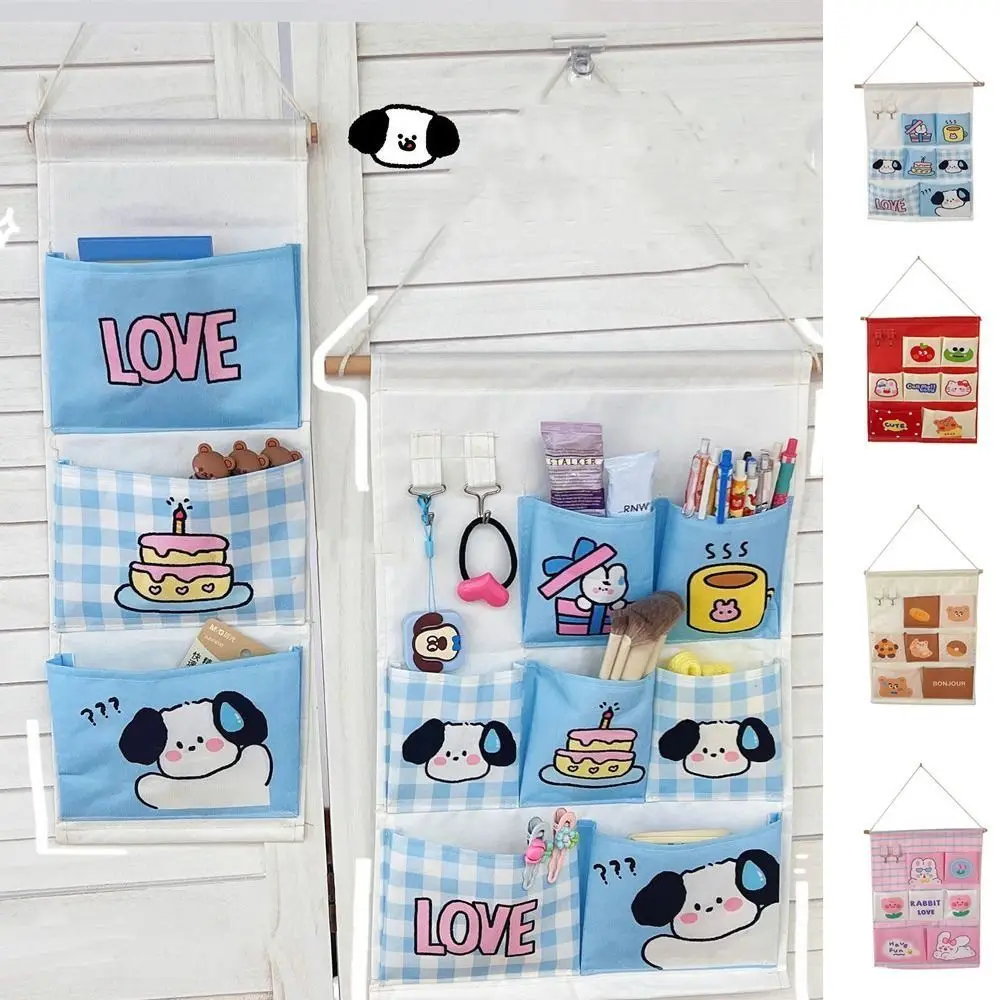 Cute-Wall-Storage-Bags-Wall-Hanging-3-7-Pockets-Cute-Wall-Mounted ...