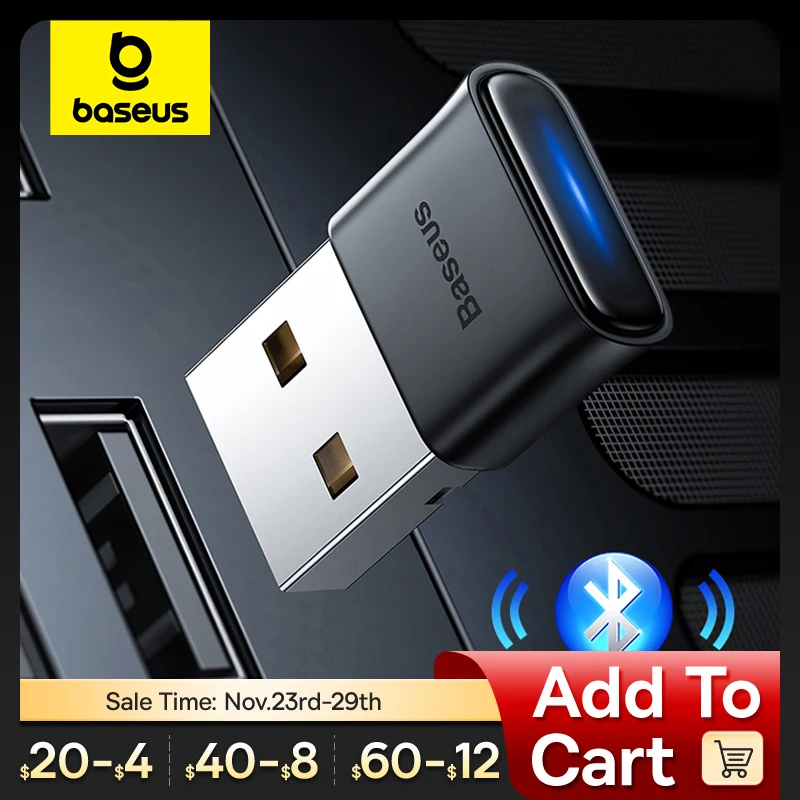Baseus-USB-Bluetooth-Adapter-Bluetooth-5-1-Music-Audio-Receiver ...