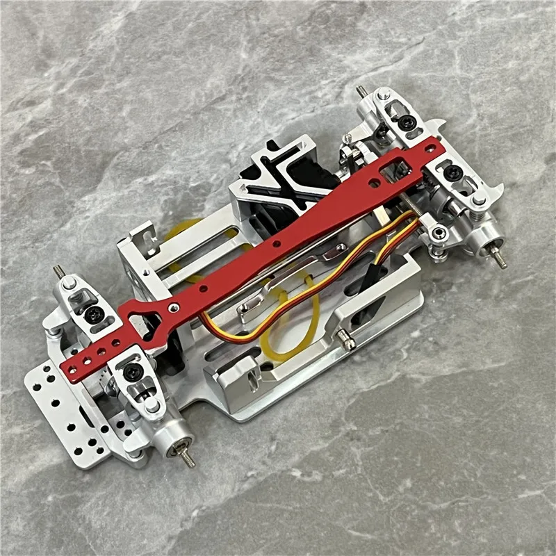 금속 28T 서보 보드 스티어링 컵 웨이브 박스 시트 러더 모터 마운트, 미니 RC 드리프트 자동차 MINI Q6 MINI Q8 ...